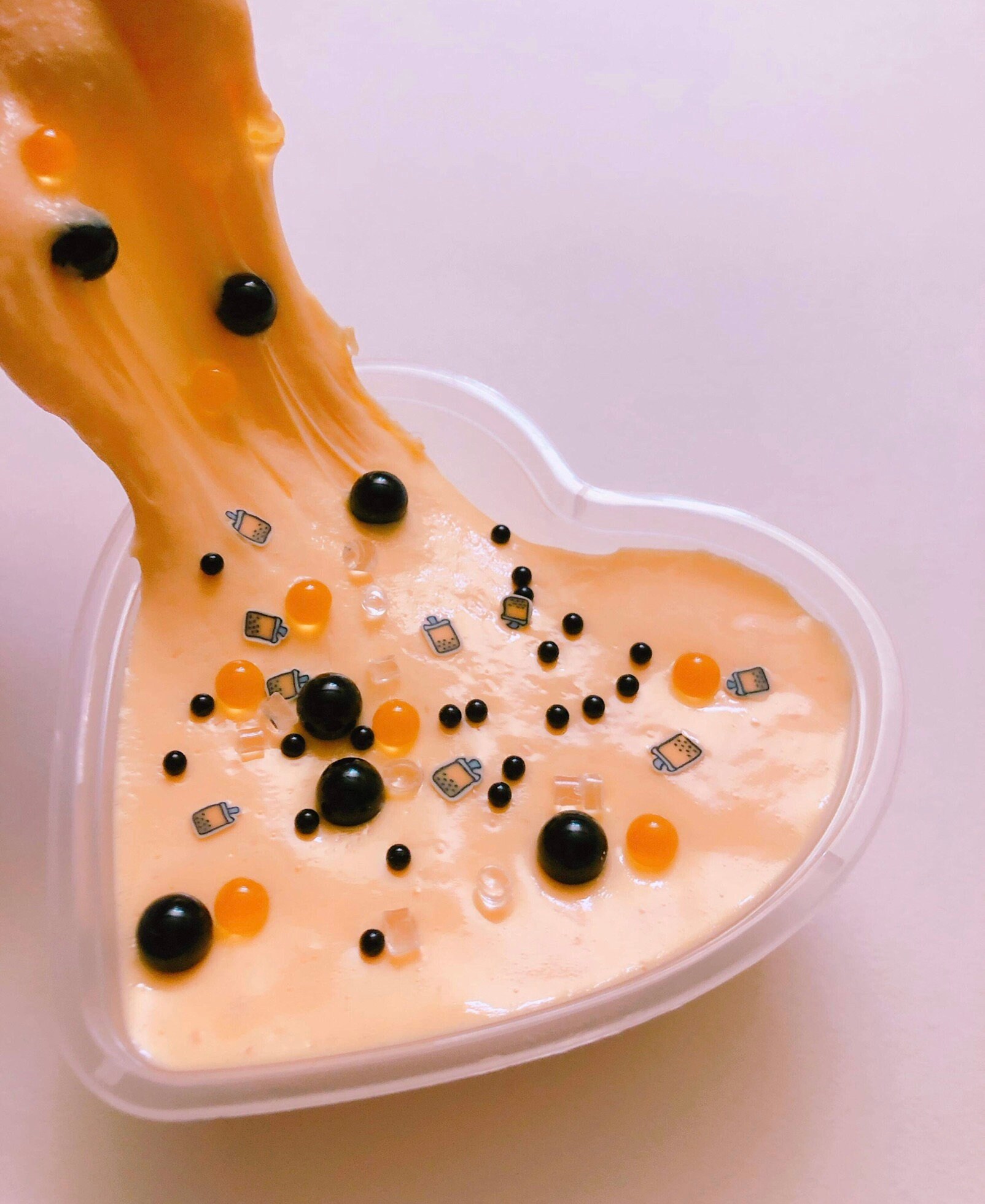 Thai Milk Tea Boba Slime Thick and Glossy Slime 5oz Pick - Etsy