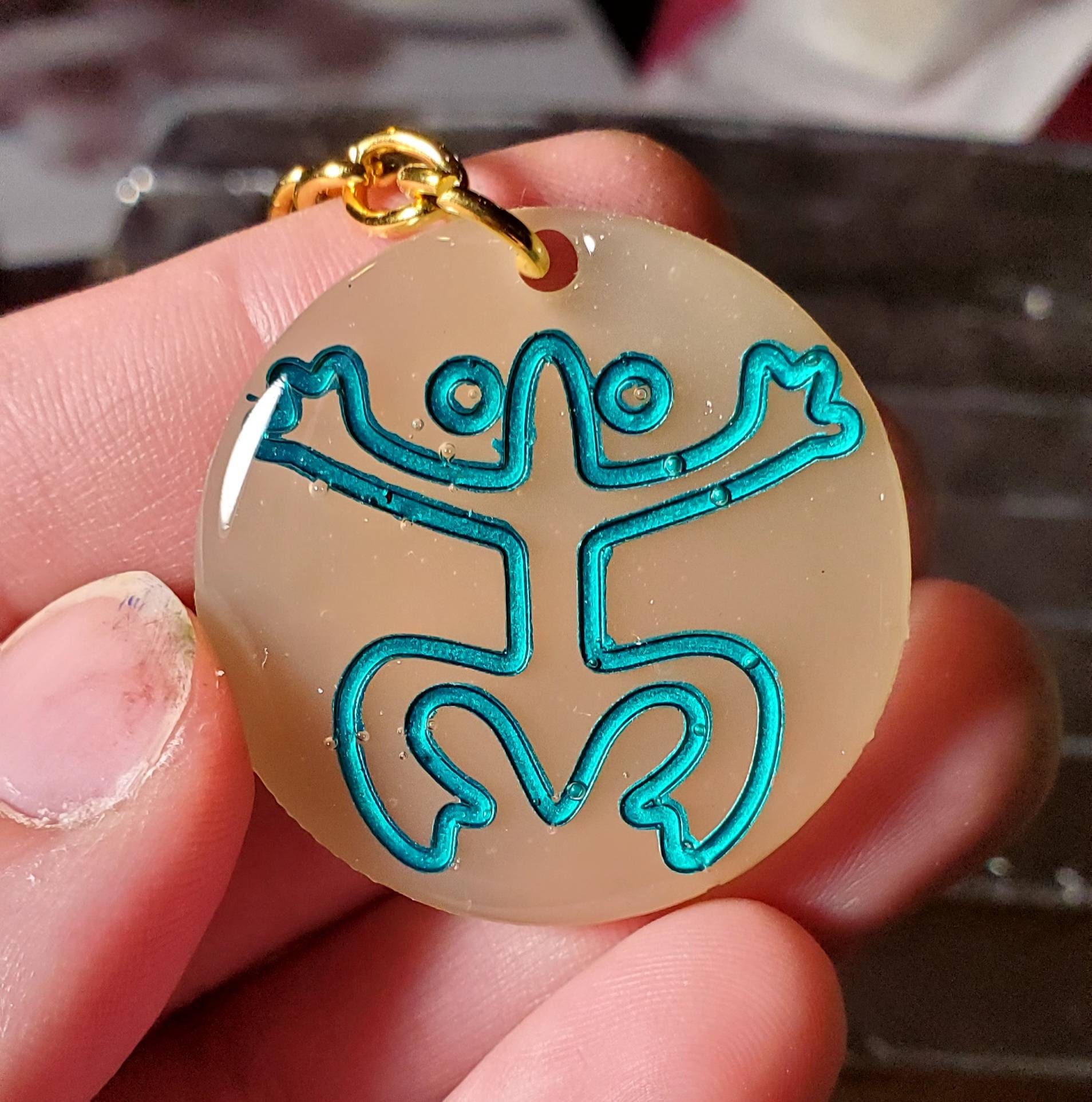 Taíno Coqui Keychain Handmade Key Accessories Bag Charms Resin Gifts ...