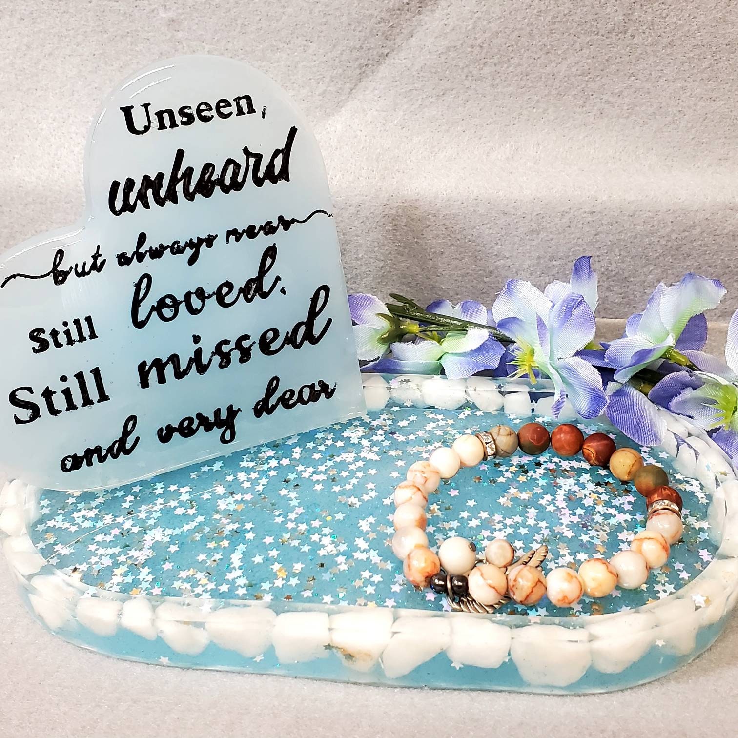 Heart Memorial Condolence Sign Shrine Decor Table Decor - Etsy