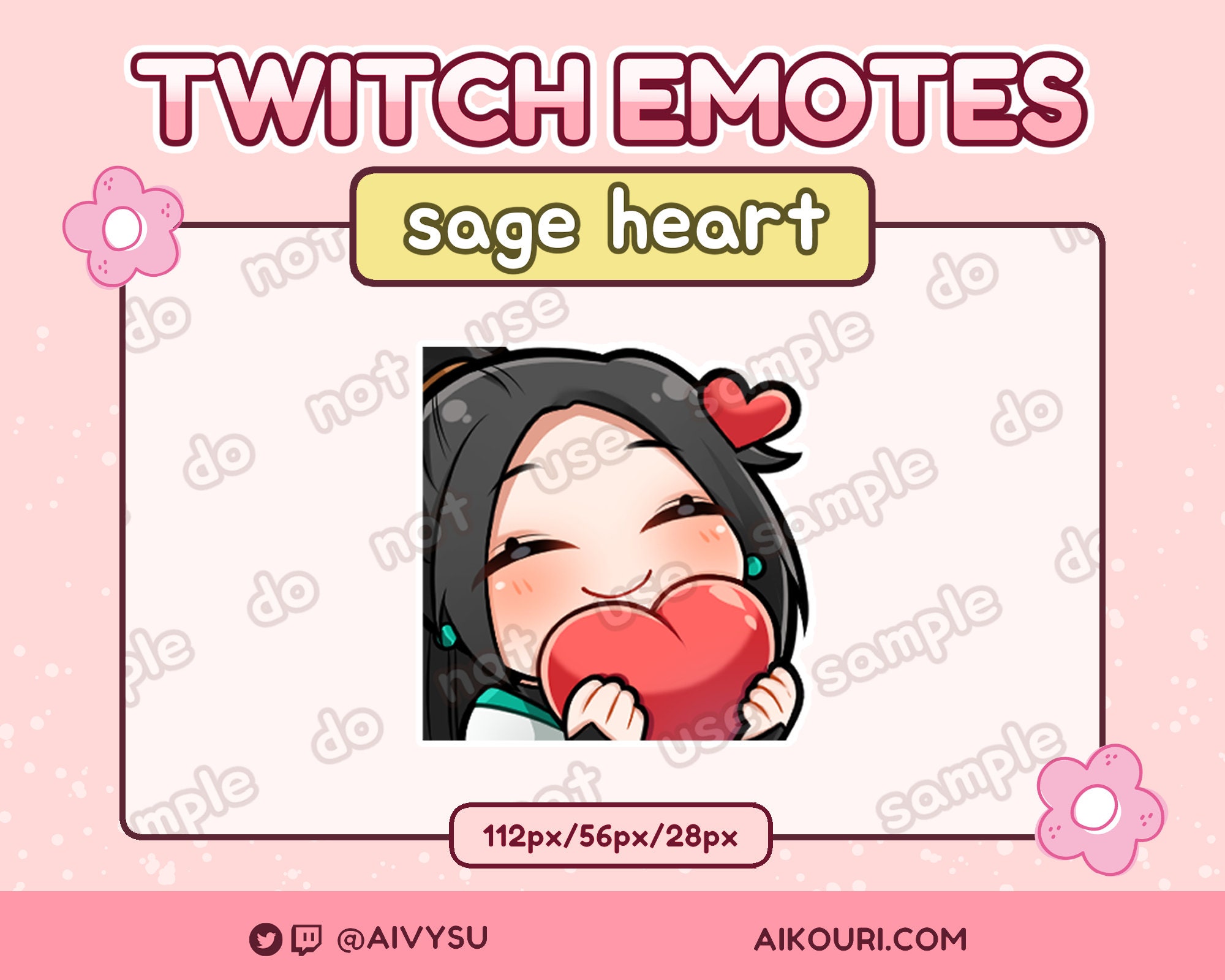 Valorant Sage Heart Emote - Twitch/discord - Etsy Canada