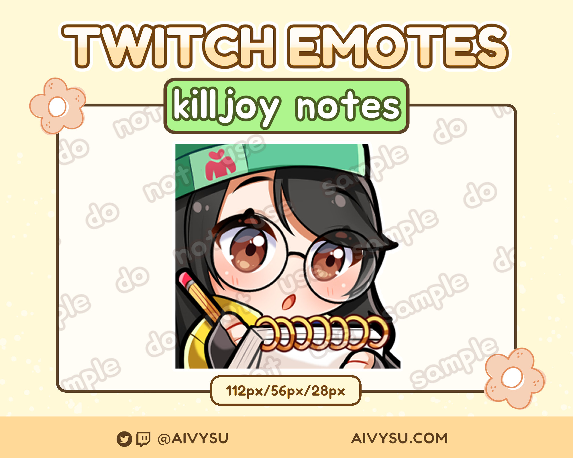 Valorant Killjoy Notes Emote - Twitch/discord - Etsy