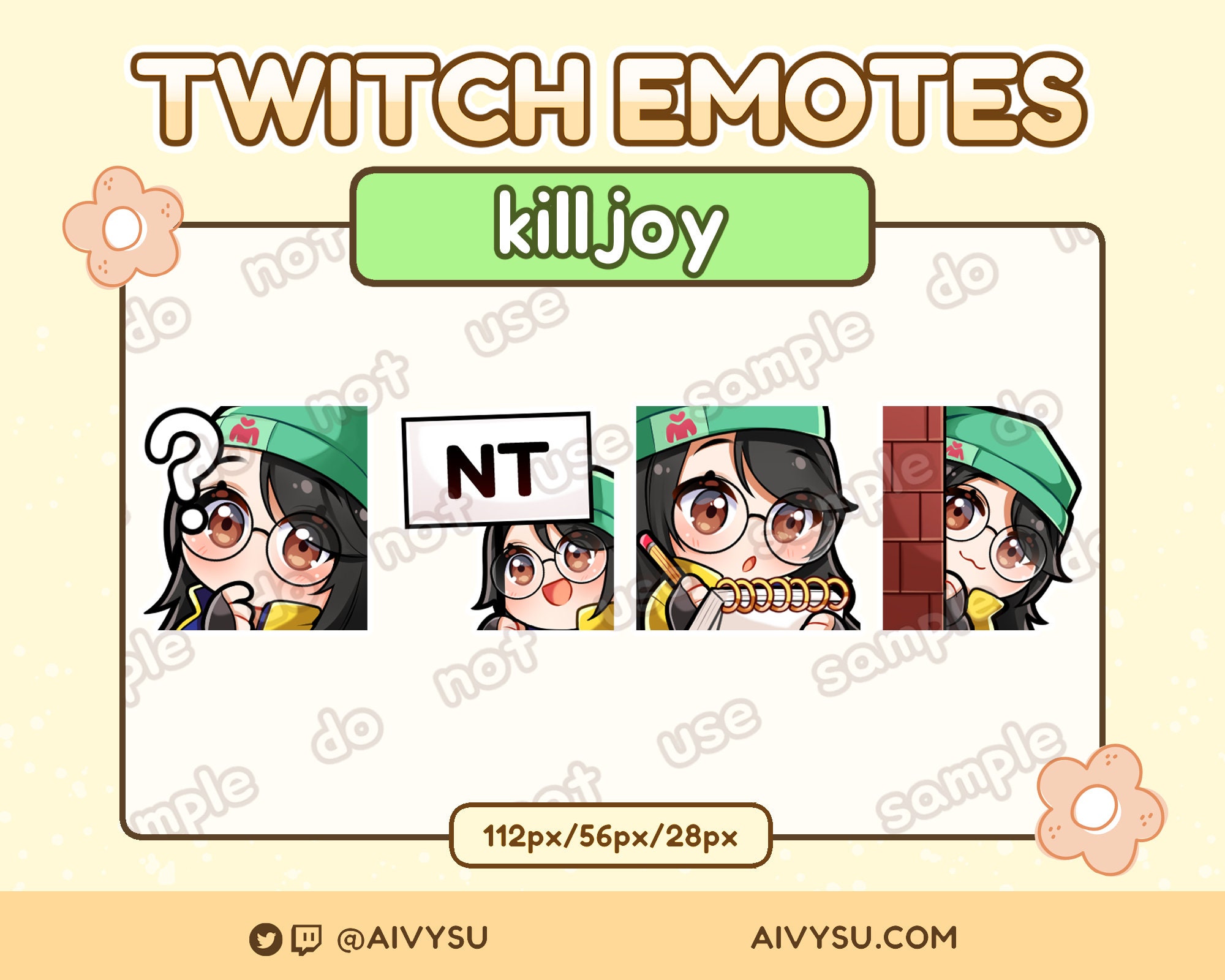 Valorant Killjoy Emote Set [VOL 1] - Twitch/discord - Etsy