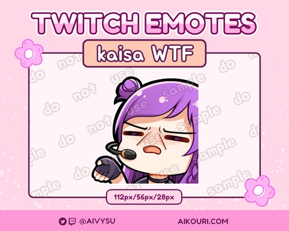 League of Legends Kaisa WTF Emote Twitch/discord | Etsy