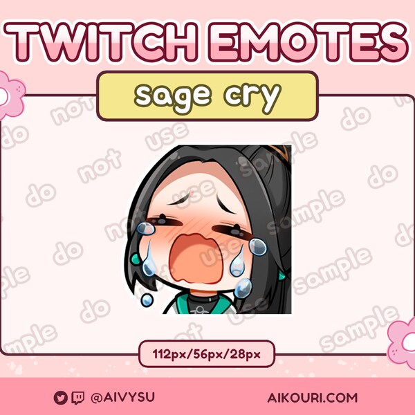 Emote Valorant Jett Cry Twitch - Etsy