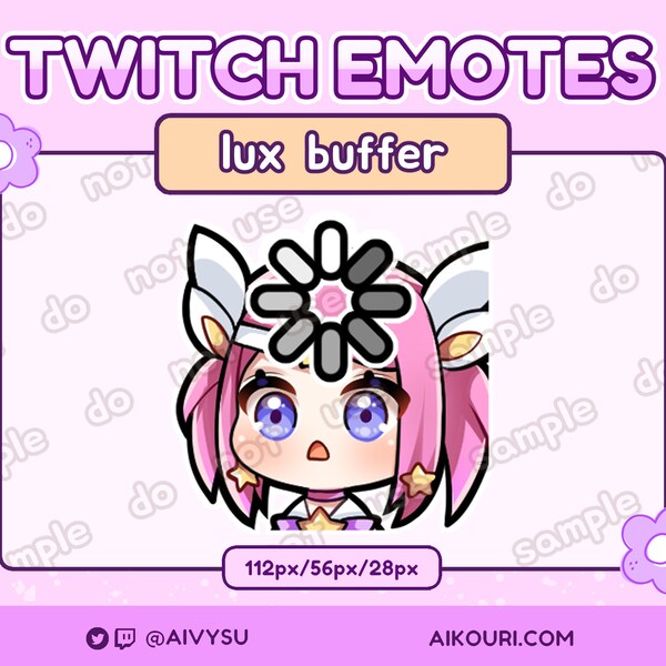 Star Guardian Lux Twitch Emotes - Etsy