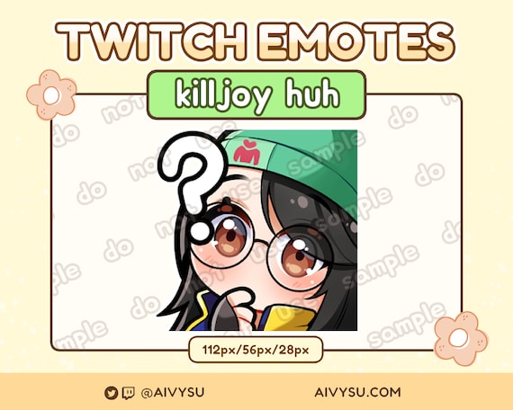 Valorant Killjoy Huh Emote Twitch/discord - Etsy