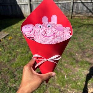 Peppa Pig Rose Bouquet - Etsy