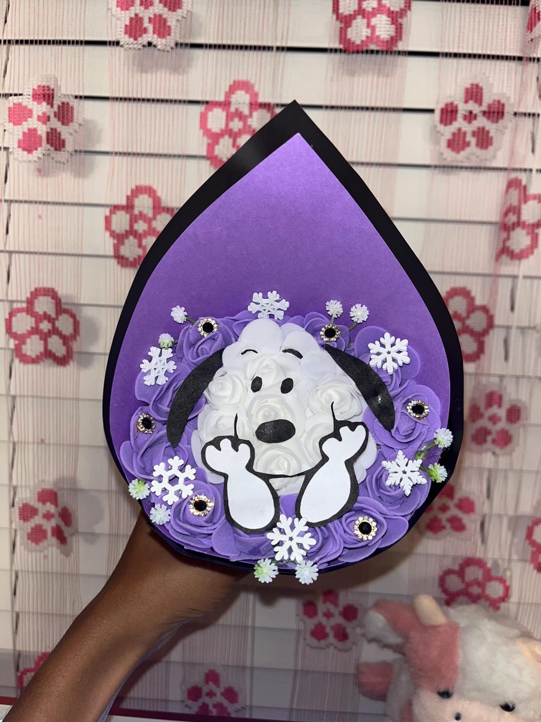 Adorable Snoopy Rose Bouquet - Etsy