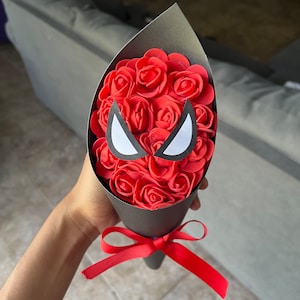 DIY Spider-man Rose Bouquet (DIGITAL ONLY) - Etsy