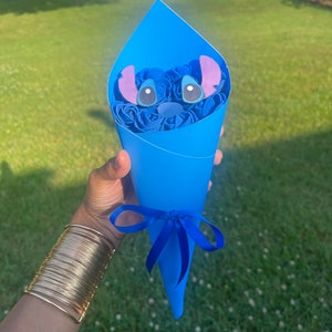 Stitch Rose Bouquet, Sticth Gifts, Stitch Lovers, Stitch Gift Lovers ...