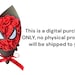 DIY Spider-man Rose Bouquet DIGITAL ONLY - Etsy