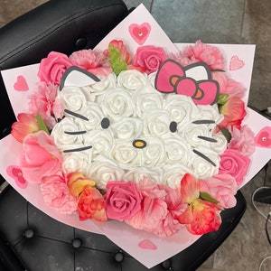 Hello Kitty Rose Bouquet - Etsy
