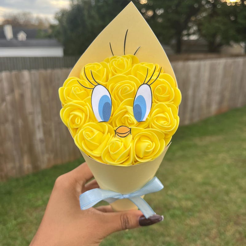 Tweety With Rose - Etsy