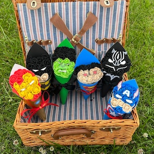 Handmade Avengers Rose Bouquets, Super Heros Gifts, Cute Gift, Custom ...