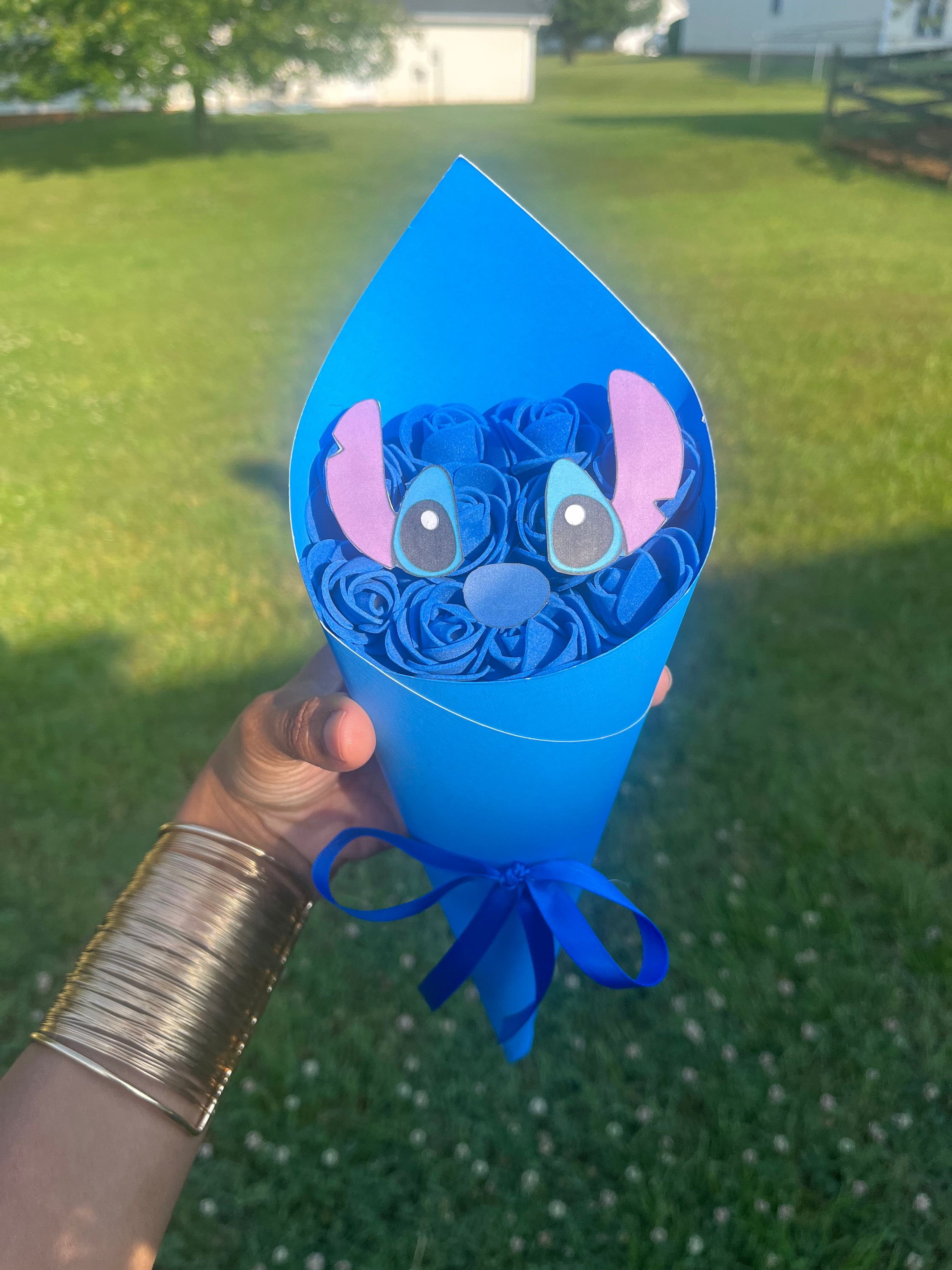 Stitch Rose Bouquet Sticth Gifts Stitch Lovers Stitch Gift - Etsy