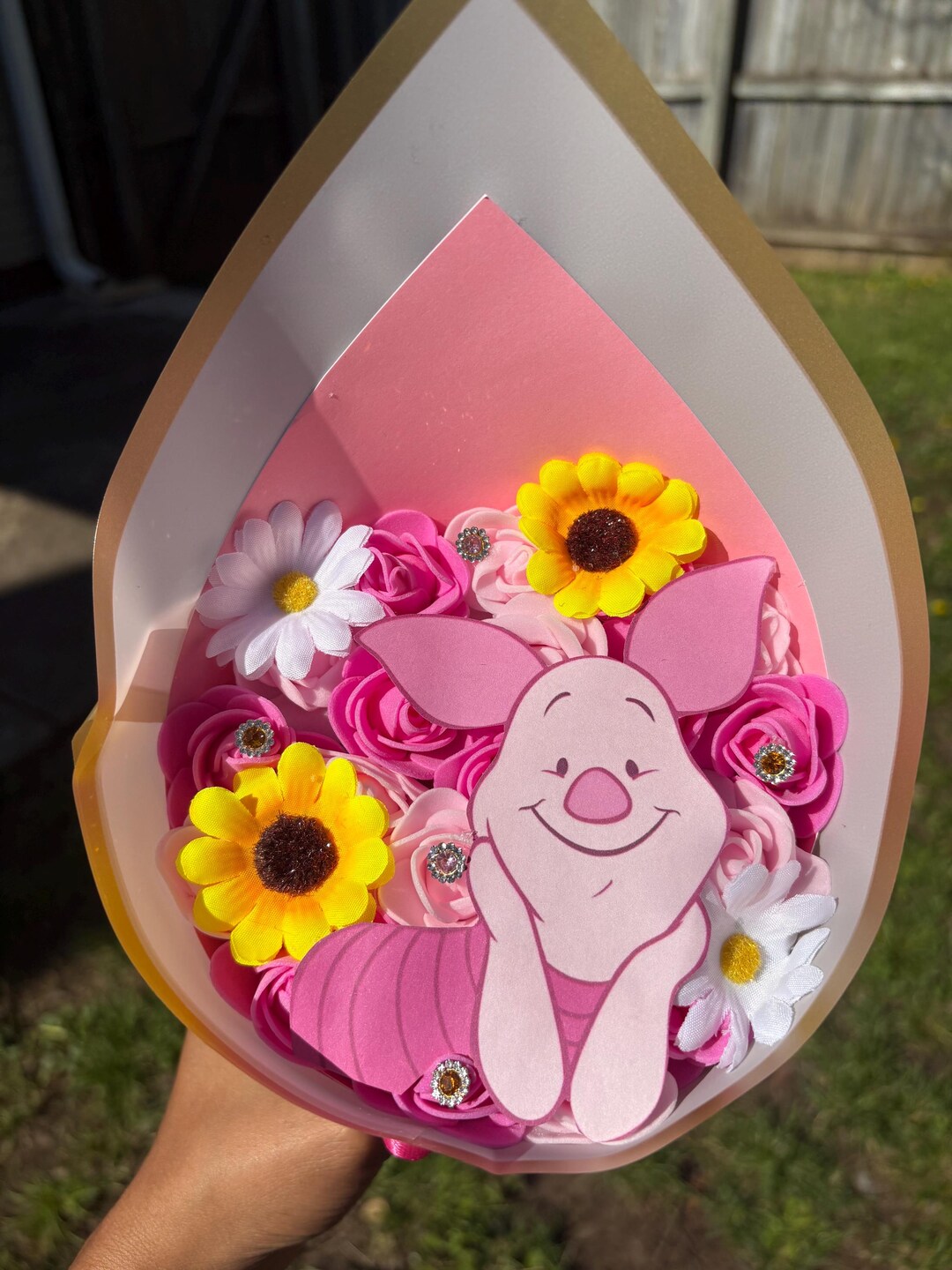 Piglet Rose Bouquet - Etsy