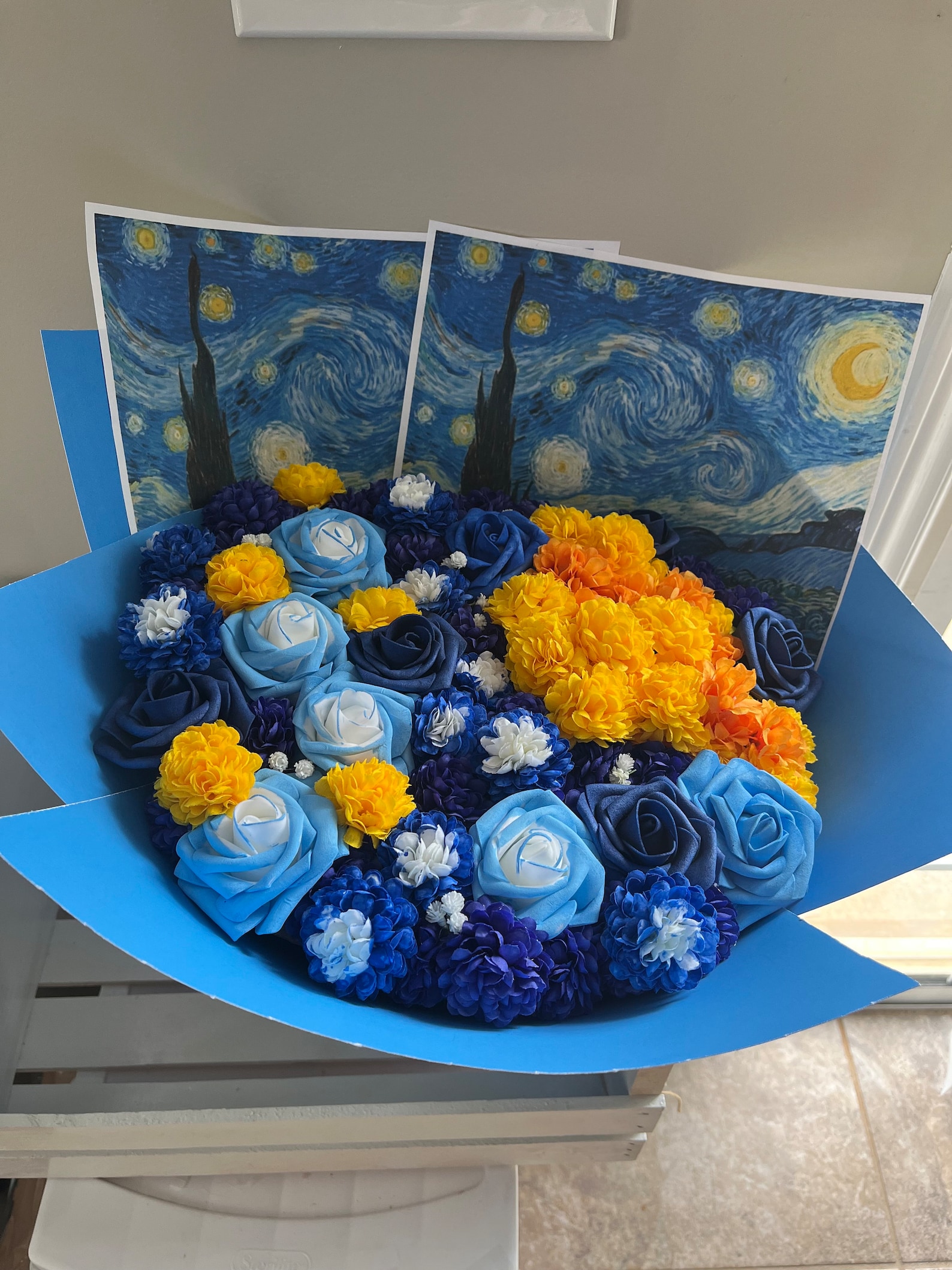 Starry Nights Inspired Bouquet - Etsy