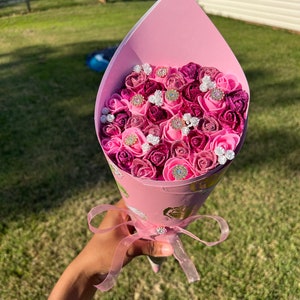 Glitter Roses Bouquet - Etsy