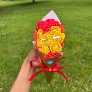 Handmade Avengers Rose Bouquets, Super Heros Gifts, Cute Gift, Custom ...