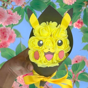 Pikachu Rose Bouquet - Etsy