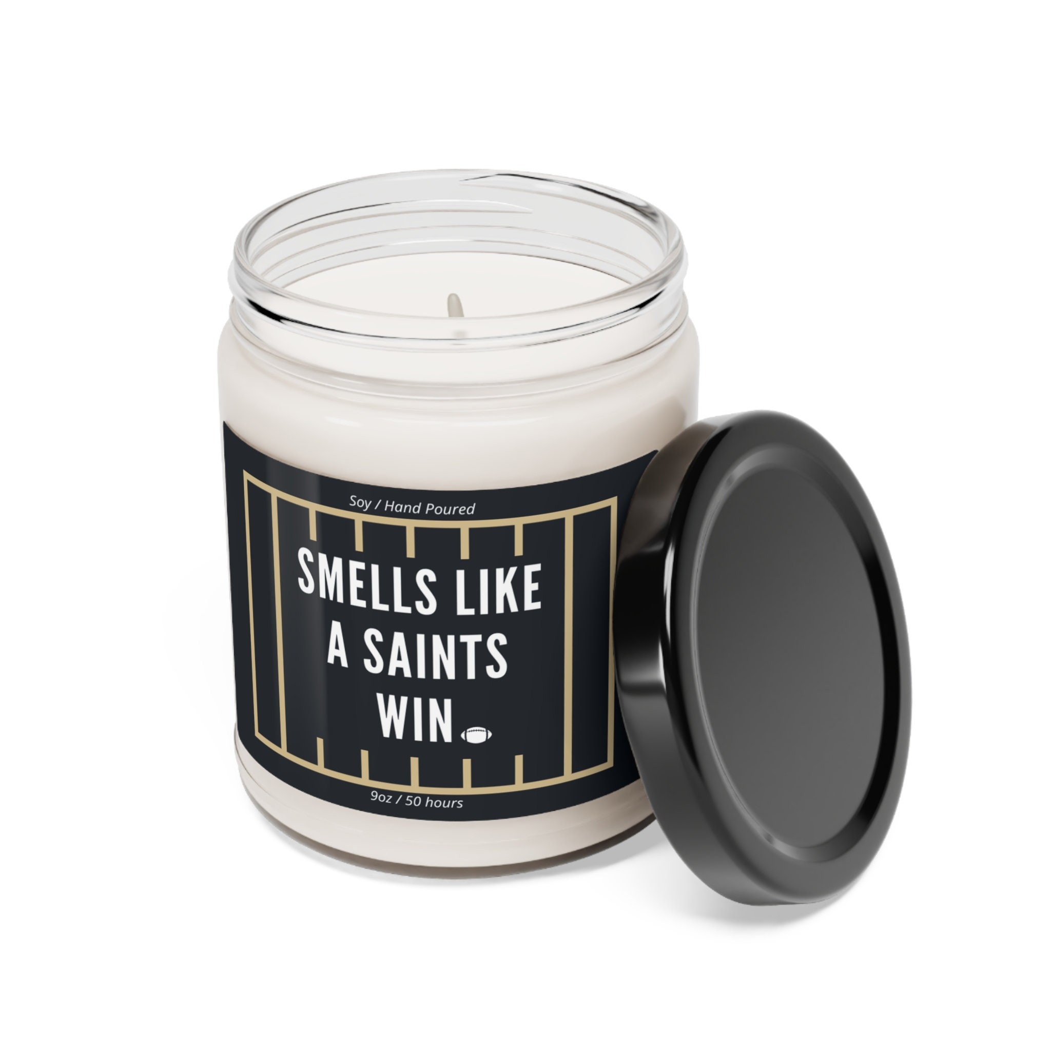 Smells Like a Saints Win Candle New Orleans Saints Gift - Etsy