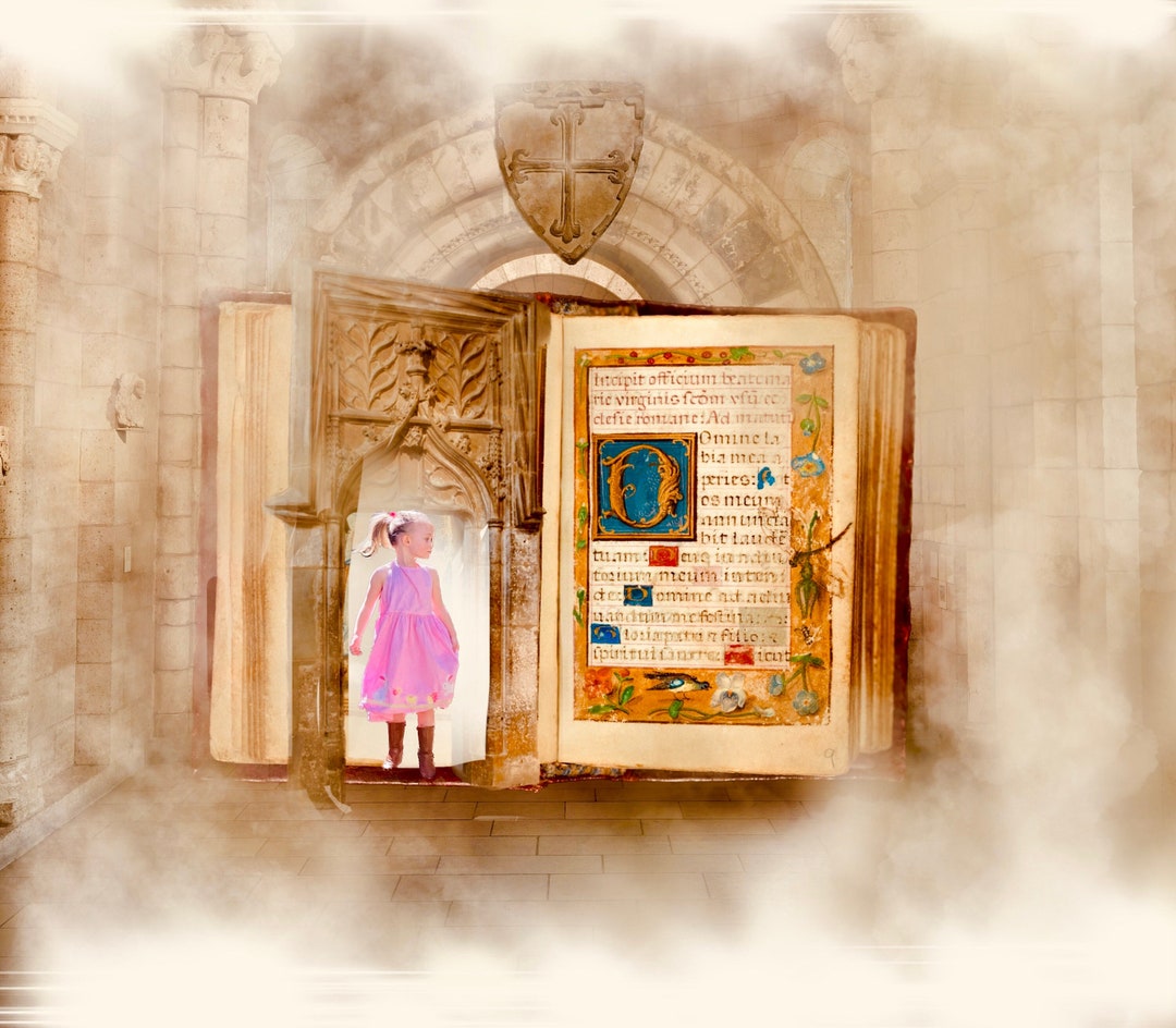 Medieval Open Book Door Digital Backdrop Castle Middle Ages - Etsy UK