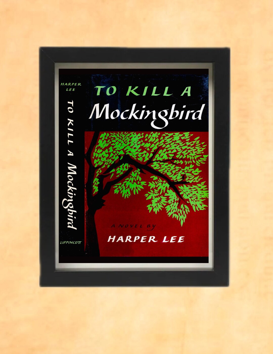 To Kill a Mockingbird First Edition 1960 Book Cover Digital Poster ...