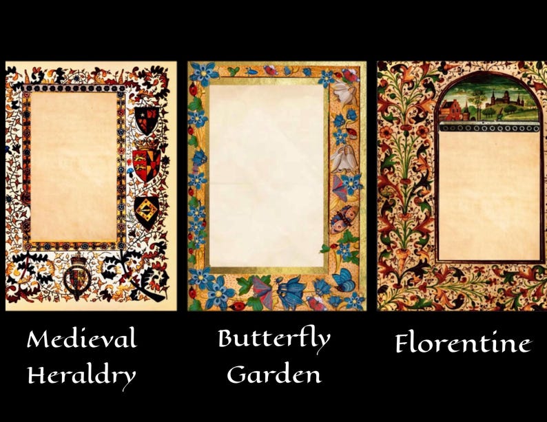 Custom Medieval Card | Printable | Personalized 5x7” Digital Download ...