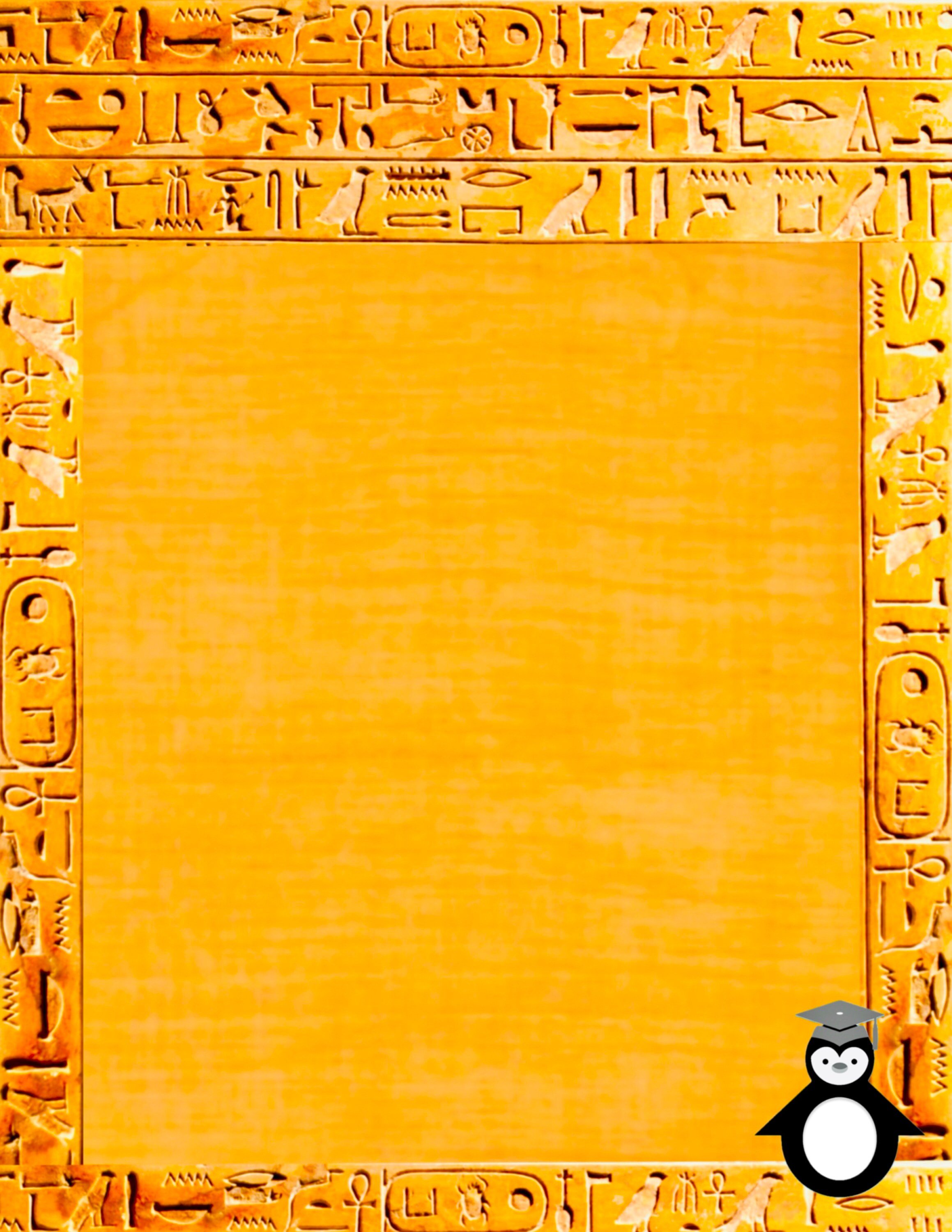 Ancient Egypt Stationery Set: Papyrus Manuscript Pages (digital ...