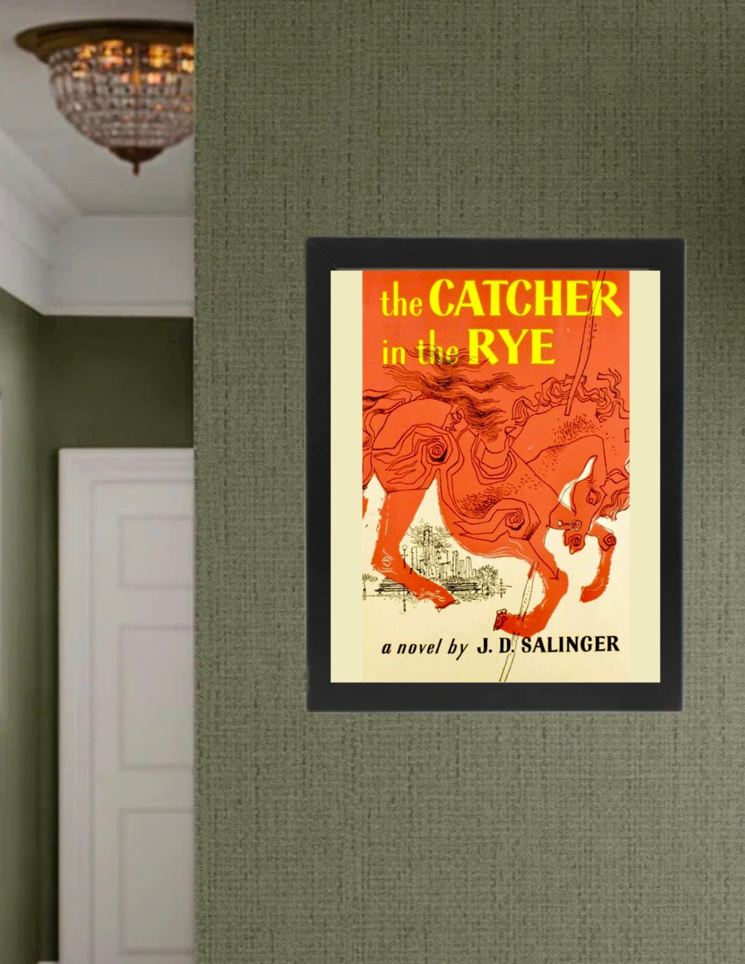 Vintage Catcher in the Rye Book Cover Digital Print | 1951 First ...