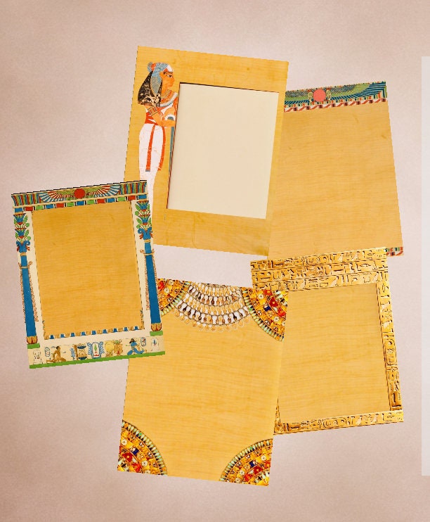 Ancient Egypt Stationery Set: Papyrus Manuscript Pages (digital ...