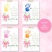 Mother's Day Keepsake Handprint and Fingerprint Craft for Kids ...