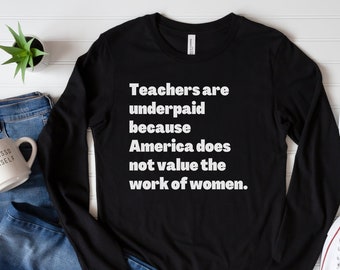 Support Teachers Shirt - Etsy
