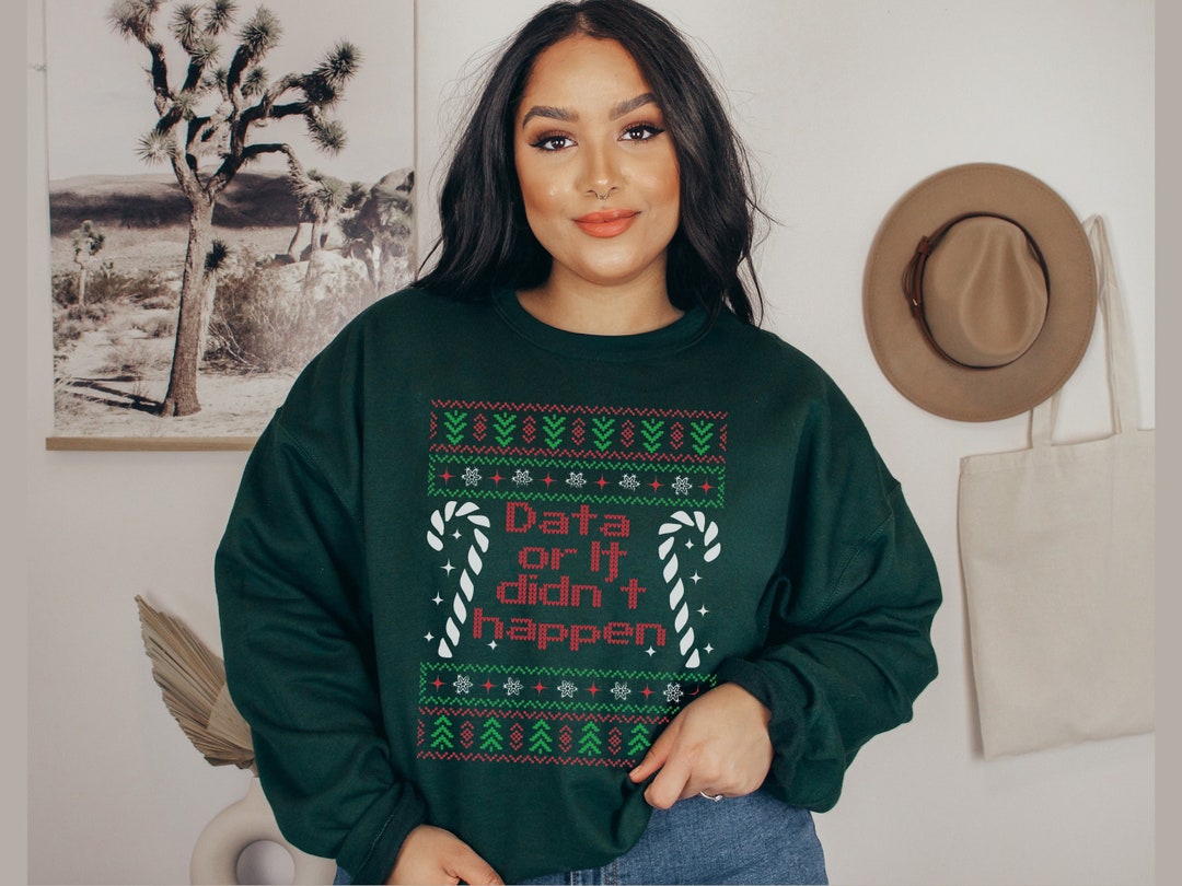 Data or It Didn't Happen, Ugly Christmas Sweater, Aba, Bcba ...
