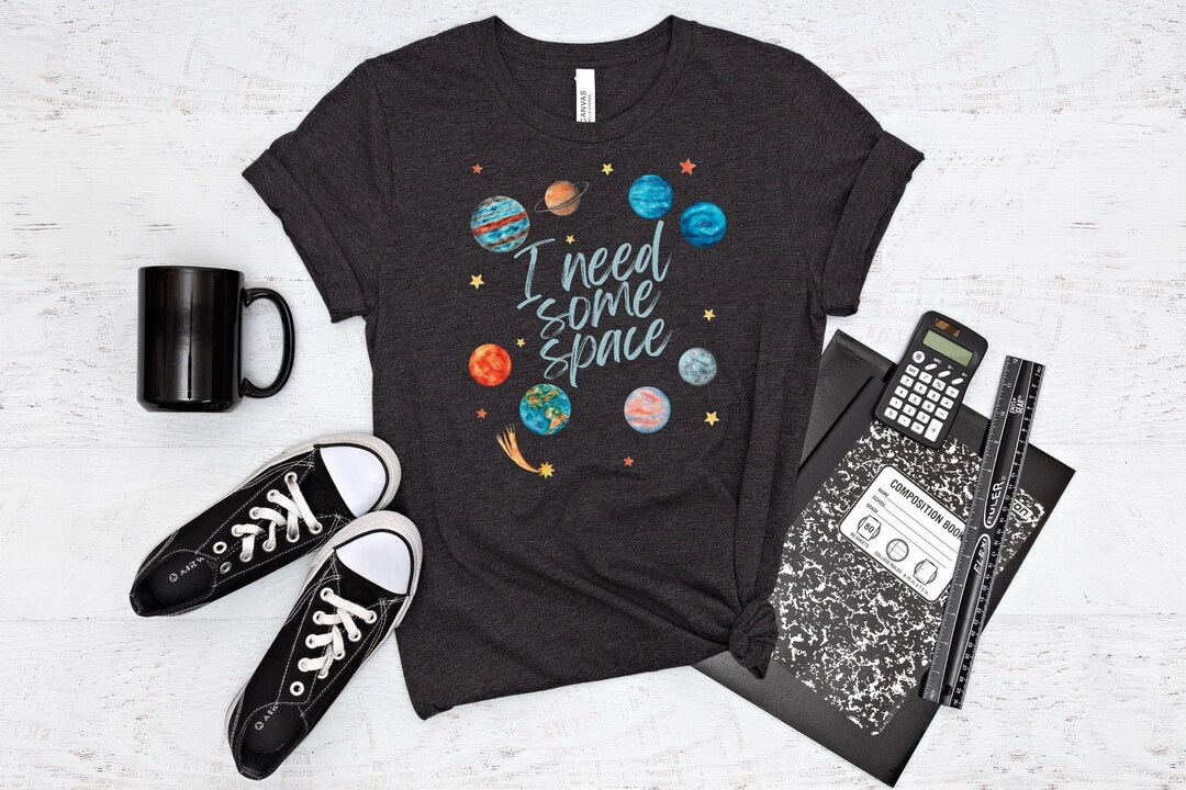 Science Teacher Shirt - Space Science Teacher Shirt - Watercolor Planet ...