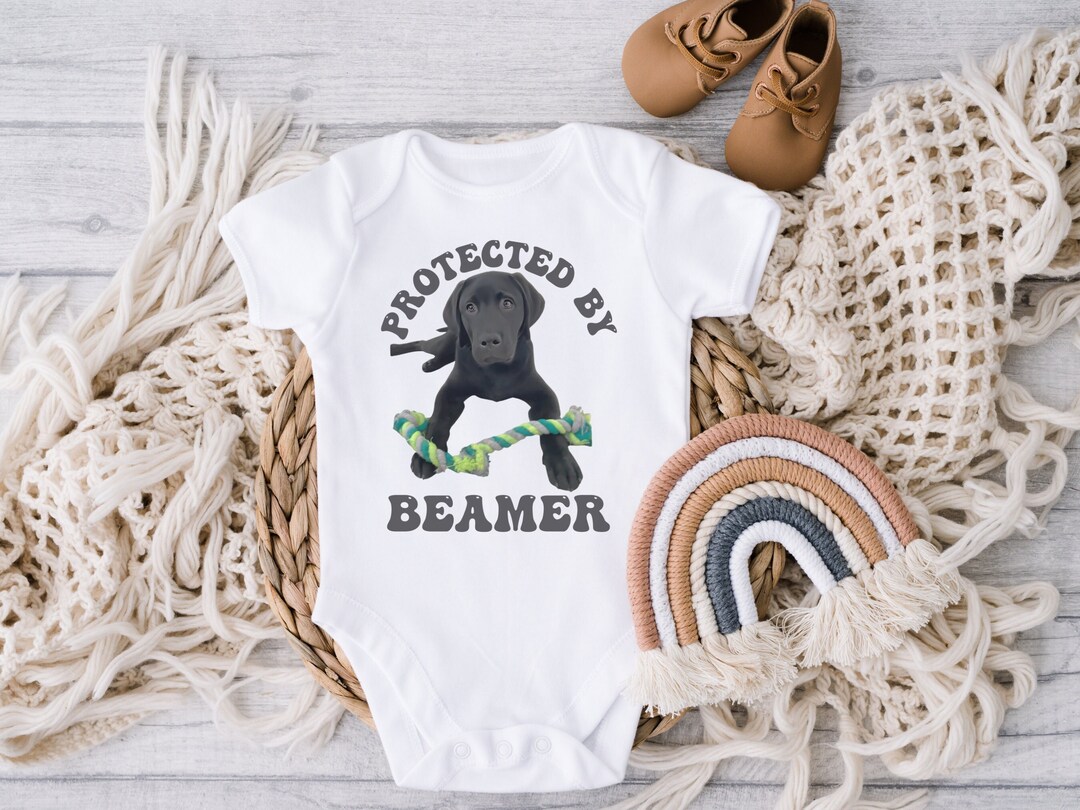 Protected by Pet Baby Onies Baby Shower Gift, Cute Personalized ...