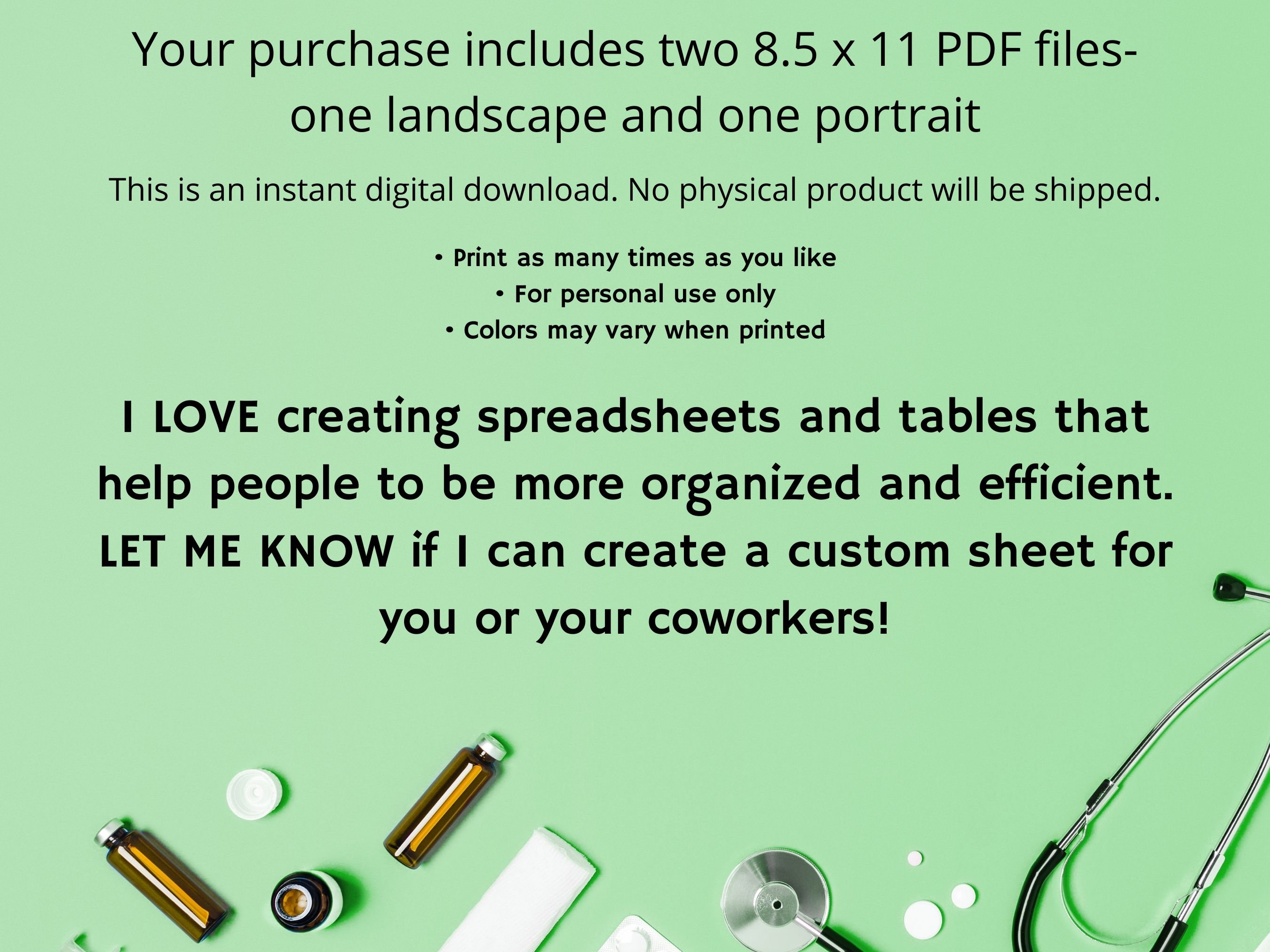 Nursing SBAR Printable Nurse Shift Report Ortho Med Surg Nurse Sbar ...