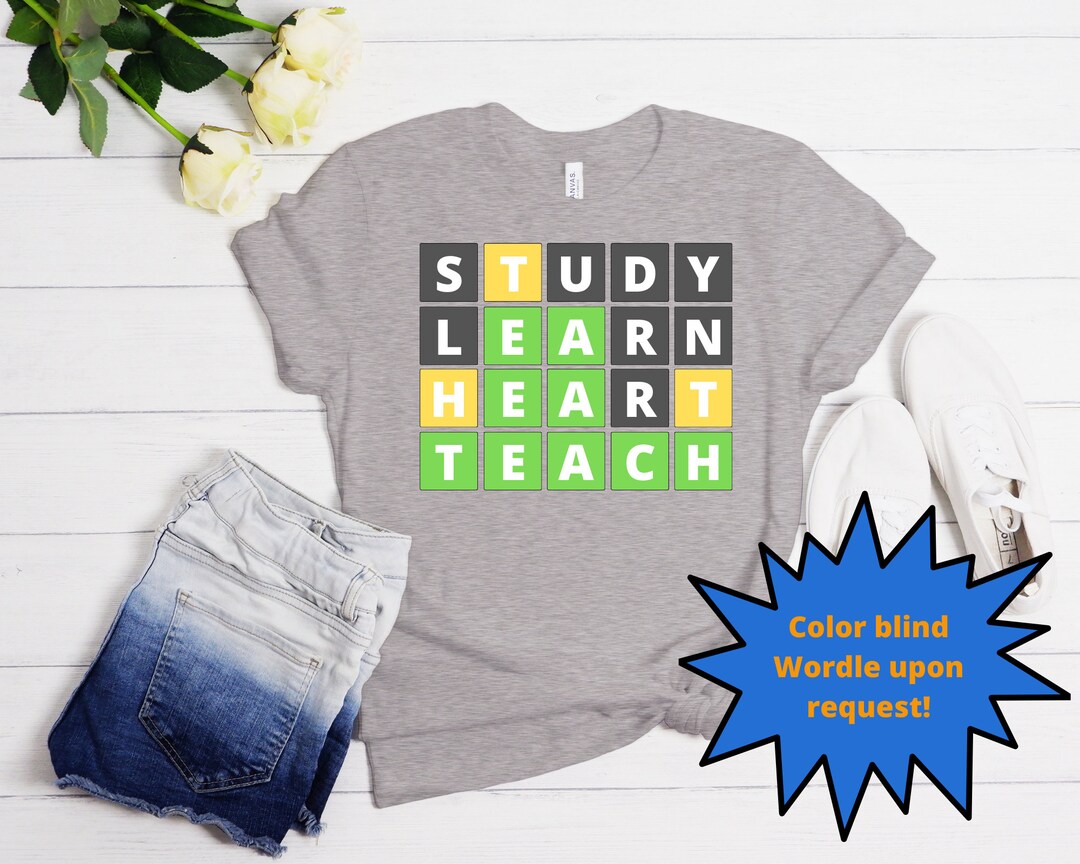 Teacher Wordle Tee, Funny Teacher Shirt, Teacher Gift, Counselor Gift ...