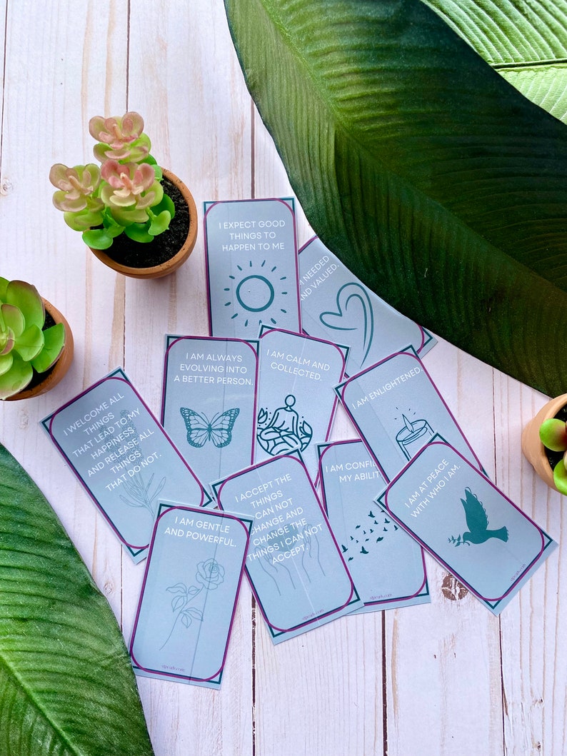 Women's Affirmation Cards. Set of 20, Unique Affirmations for Positive ...
