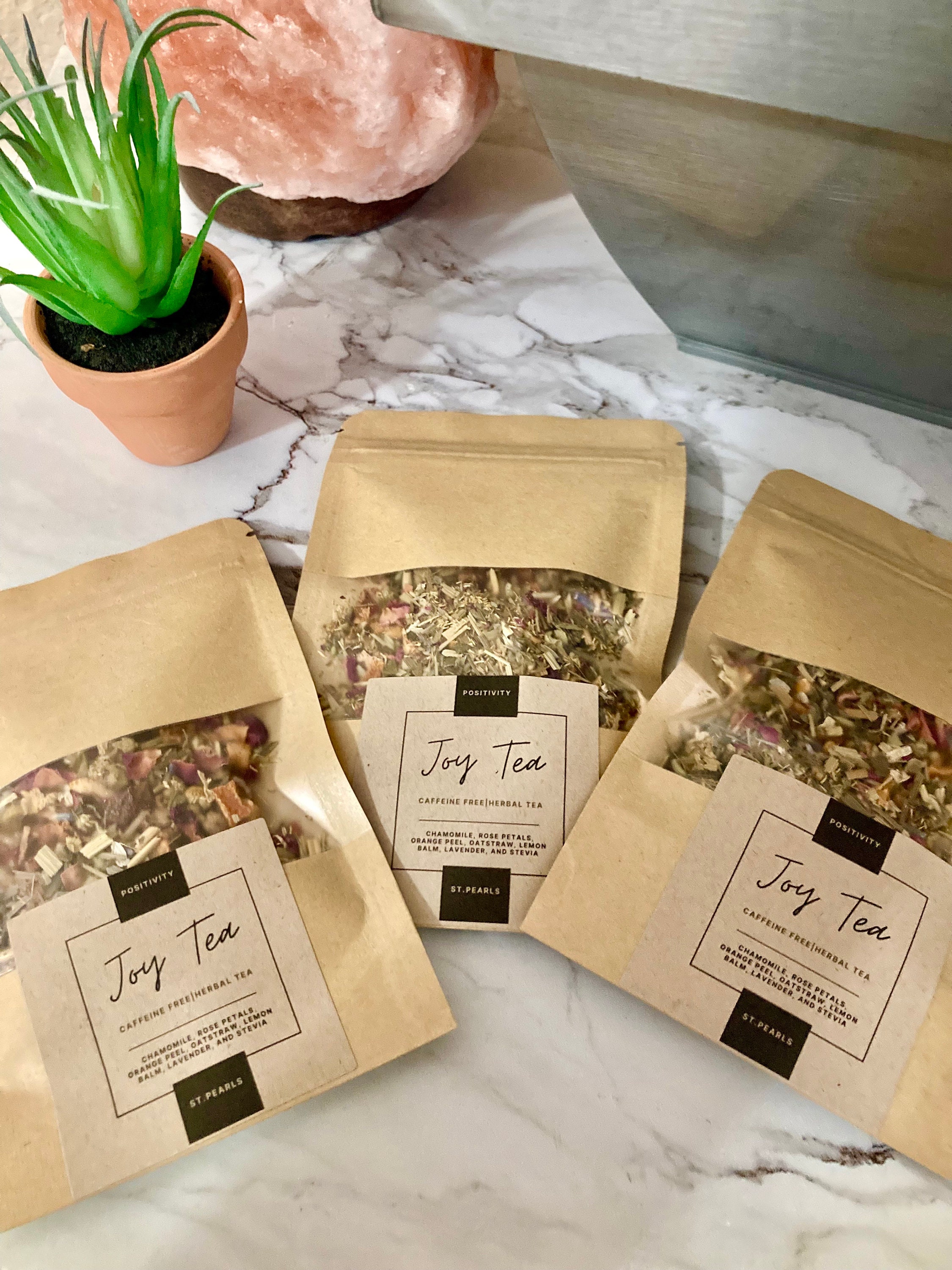 Joy Tea All Natural Herbal Tea | Feel Good, Drink Good, Vibe Good| 3 ...