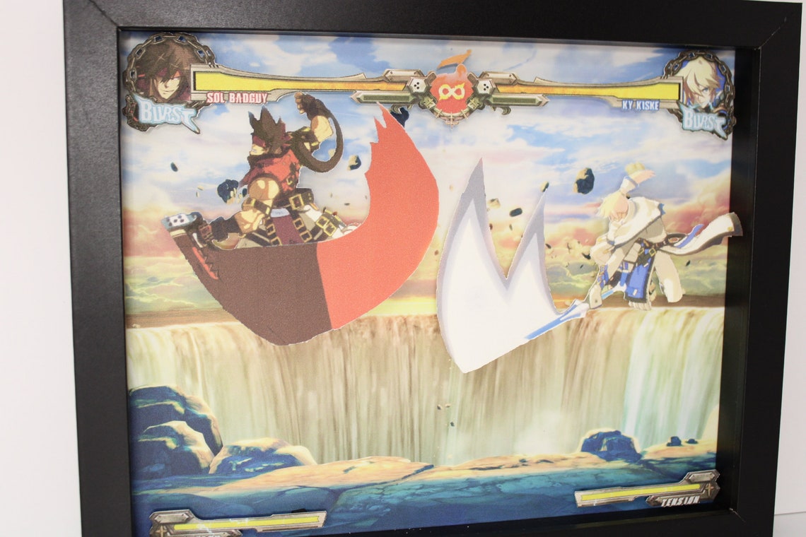 FULLY CUSTOMIZABLE Guilty Gear Xrd Rev 2 Shadow Box Art - Etsy