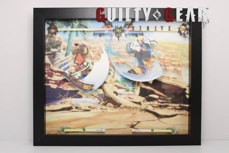 Guilty Gear Strive Shadow Box Art: FULLY CUSTOMIZABLE - Etsy