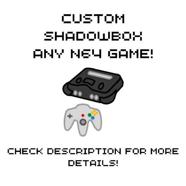 Nintendo Game Box Art - Etsy