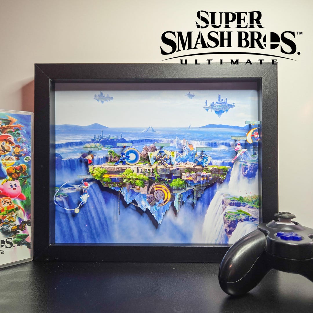 Super Smash Bros Shadowbox Ultimate SSBU CUSTOM - Etsy