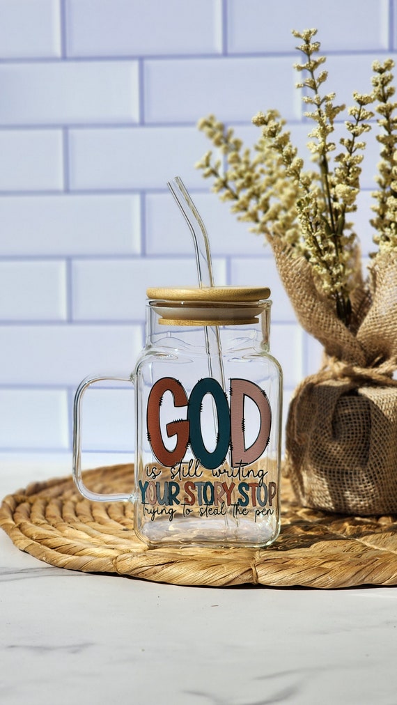Glass Cups Iced Coffee Glass Square Glass Cup Glass Cup With Handle Etsy UK