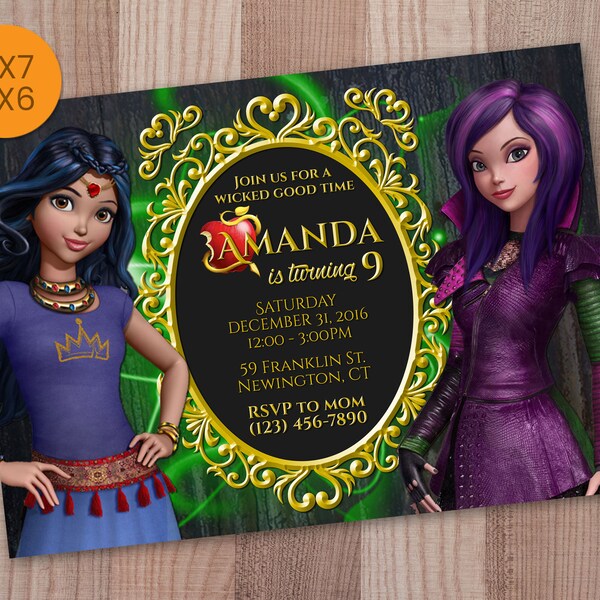 Descendants Party - Etsy