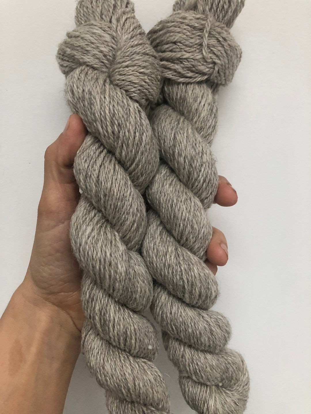 New York Shetland 100% WOOL Natural Undyed Yarn - Oat Color - Homestead ...