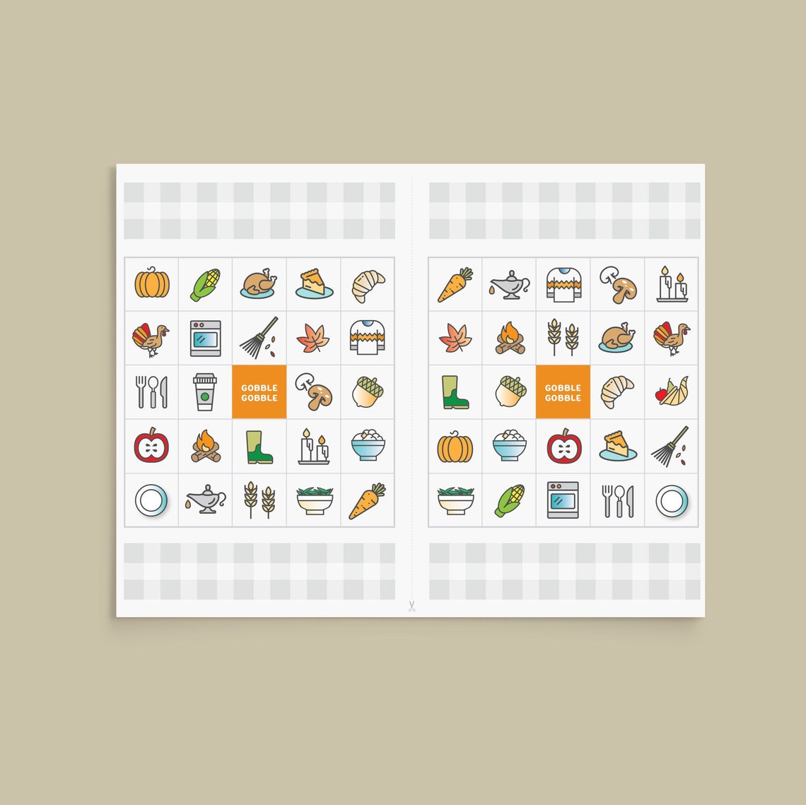 Printable Turkey Bingo | 30 Unique Bingo Cards | Instant Digital ...