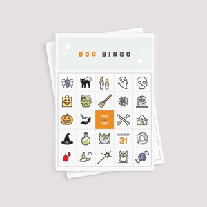 Printable Halloween Bingo | 30 Unique Bingo Cards | Instant Digital ...