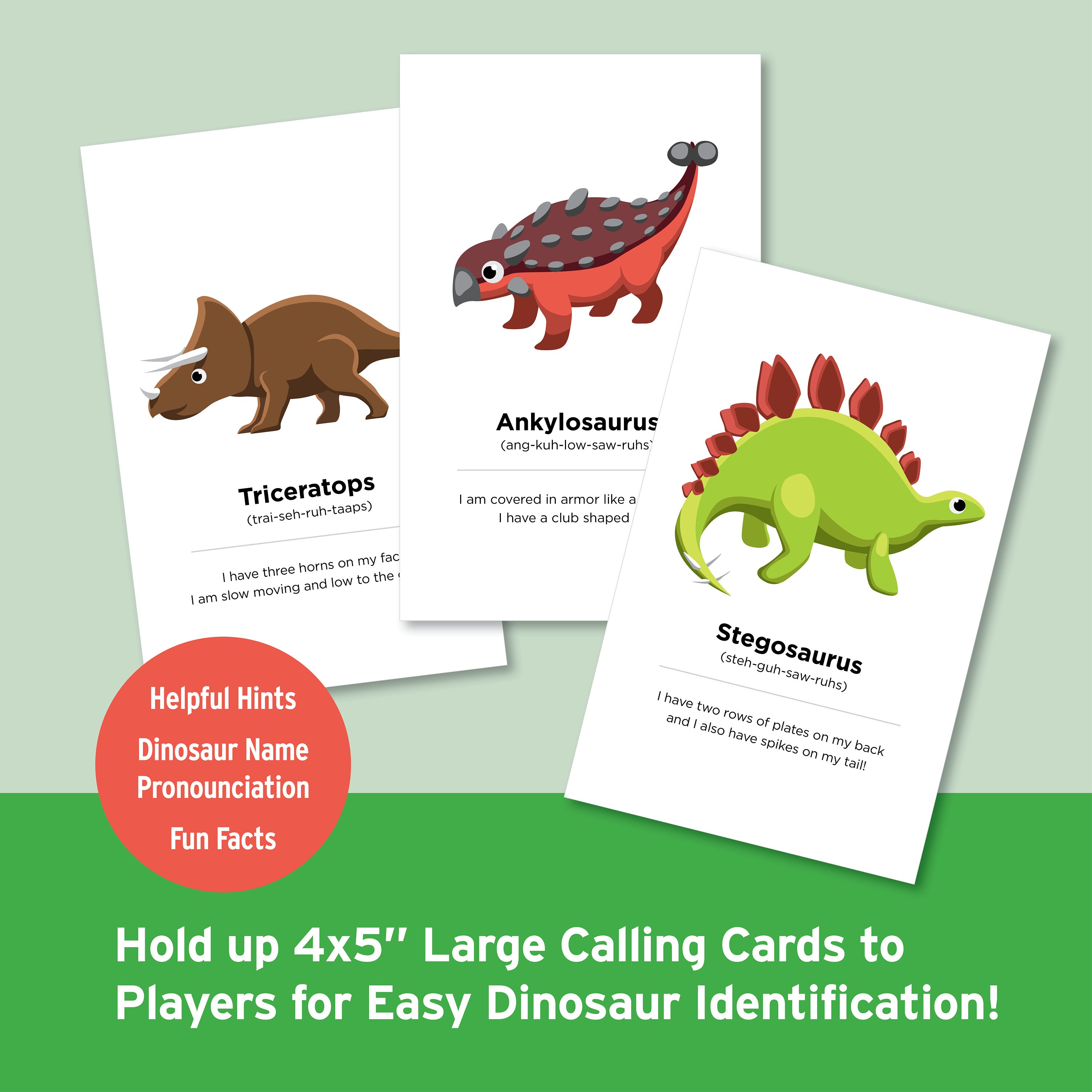 Printable Dinosaur Bingo | Instant Download | 24 Unique Bingo Cards - Etsy